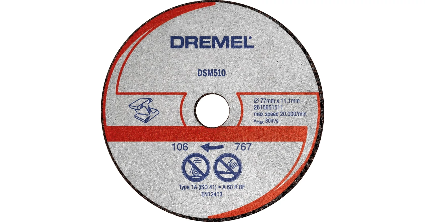 Dremel DSM510 vágókorong fémhez és műanyaghoz, 77mm
