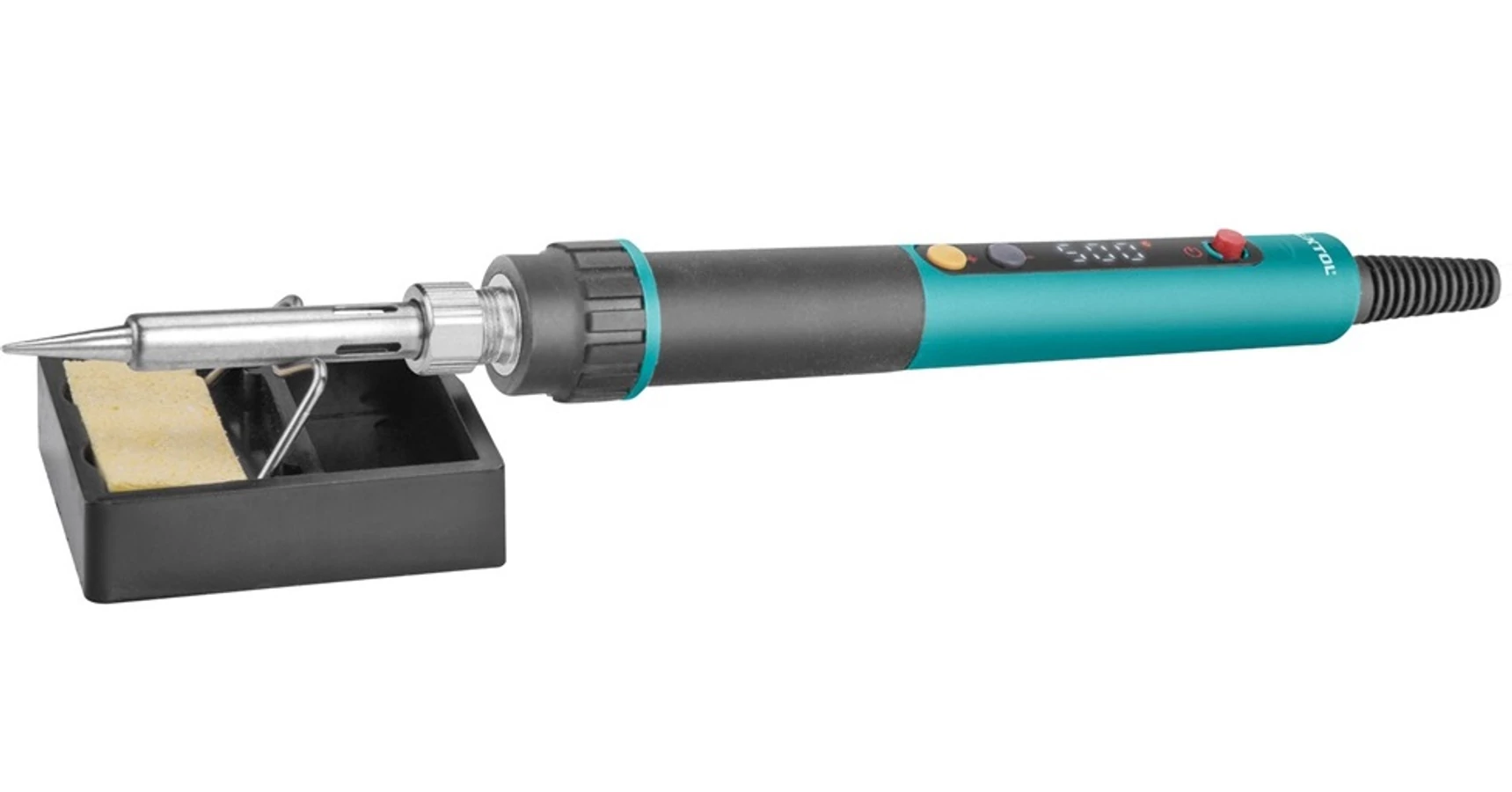 Extol forrasztó páka kijelzővel, szabályozható hőfok, 70W, 80-500°C