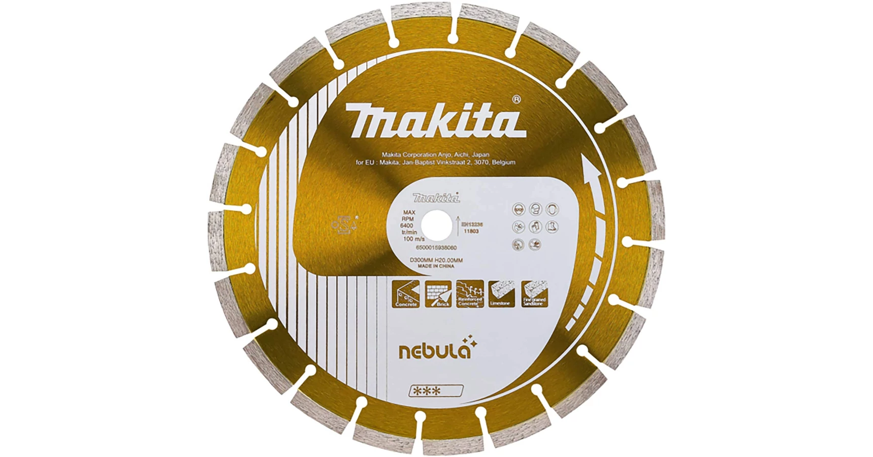 Makita 125mm gyémánttárcsa NEBULA szegmentált