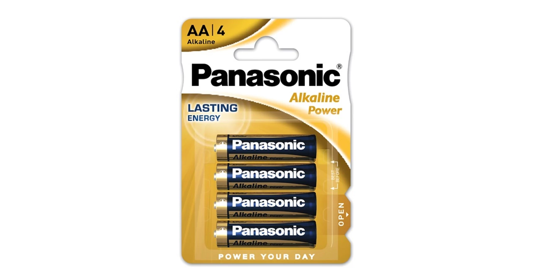 Panasonic Alkaline Power alkáli elem 1.5V, AA, 4db