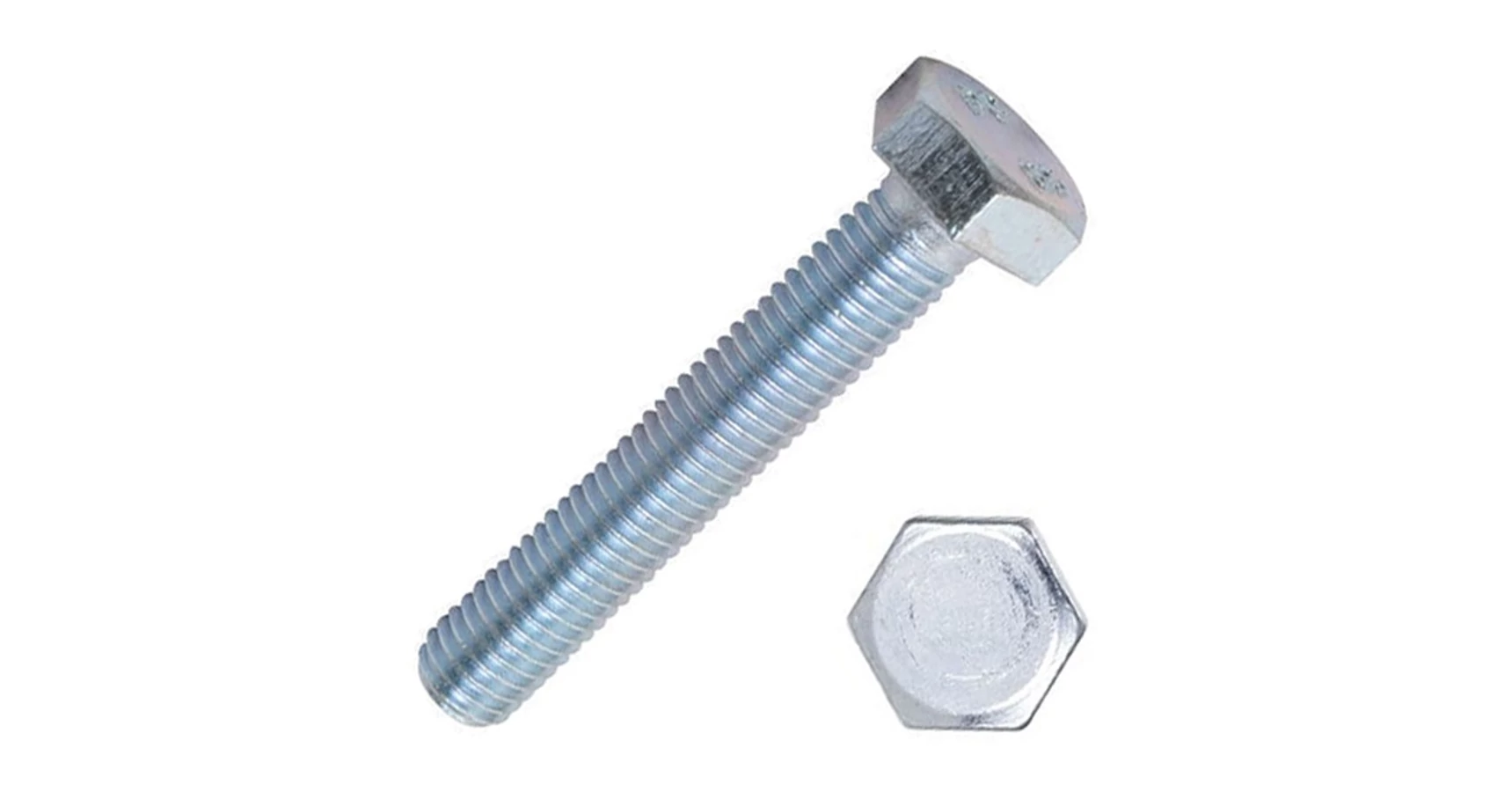 Metrikus hatlapfejű csavar, horganyzott M10x20mm