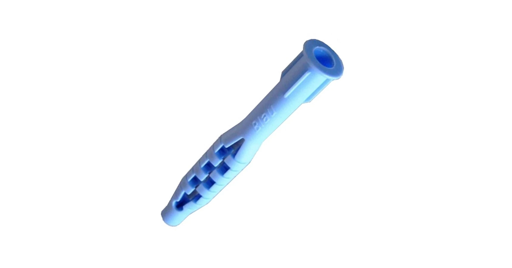 Univerzális műanyag tipli, peremes kék 6x45mm