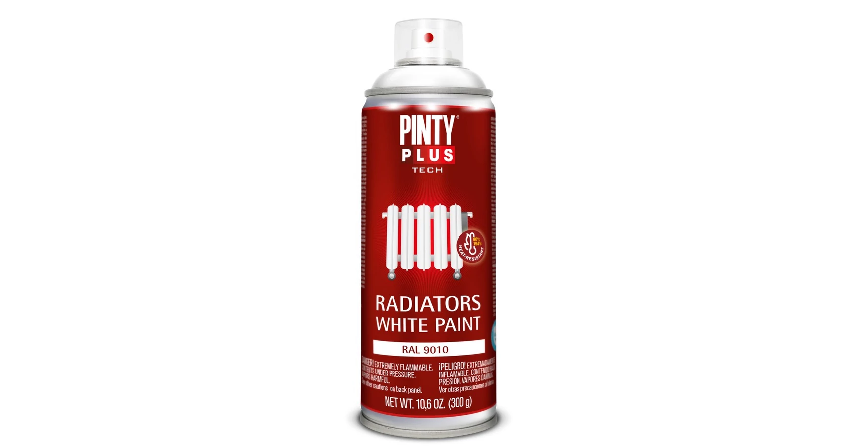 Pinty Plus Tech radiátor festék spray, fehér, 400ml