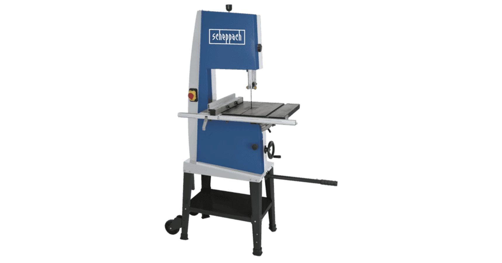 Scheppach Basa 3 szalagfűrész állvánnyal, 205x306mm, 800W, 400V