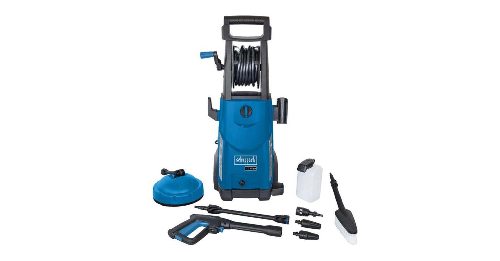 Scheppach HCE 2600 magasnyomású mosó tartozékokkal 2.4kW, 180bar