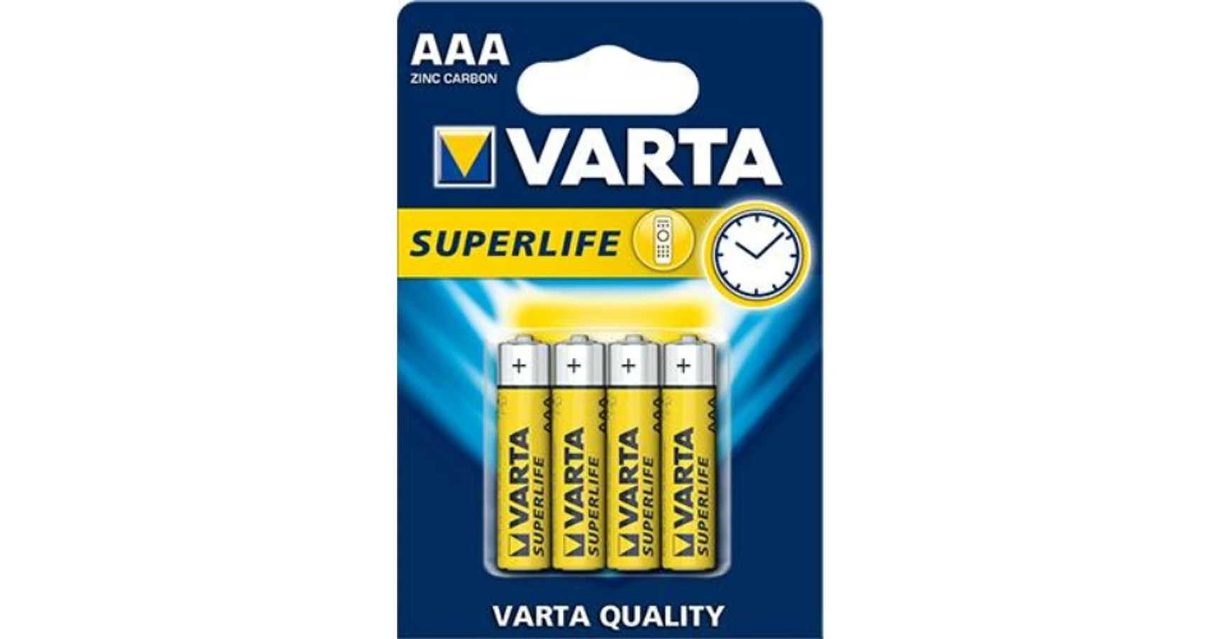Varta Superlife R03 elem, AAA, 1.5V, 4db