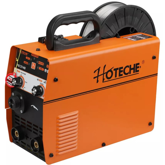 Hoteche P812140 gázos és gáz nélküli hegesztő gép, MIG, MMA, 140A, 230V